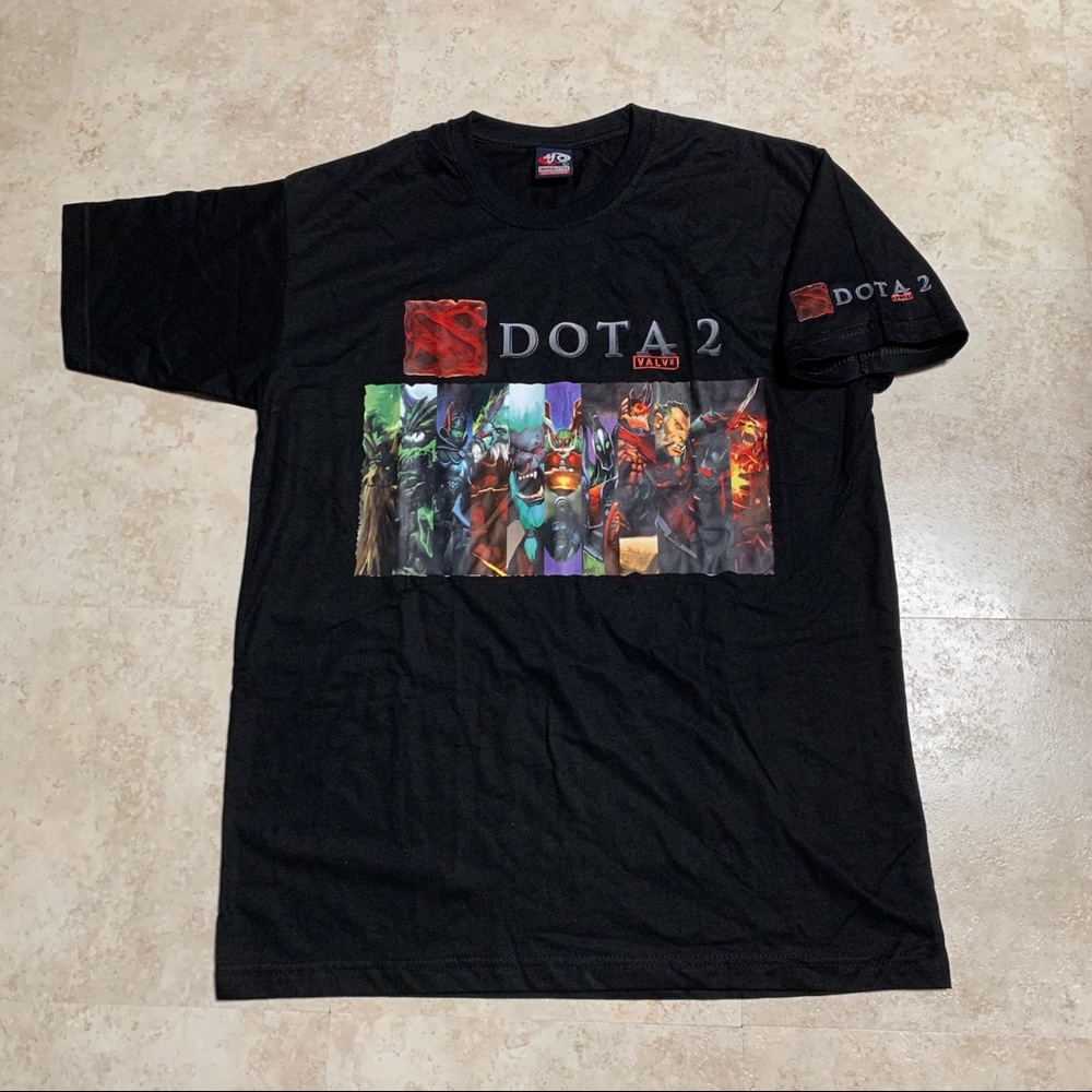 Dota 2 Valve Steam Pc Games Shirt Promo Large - Gem